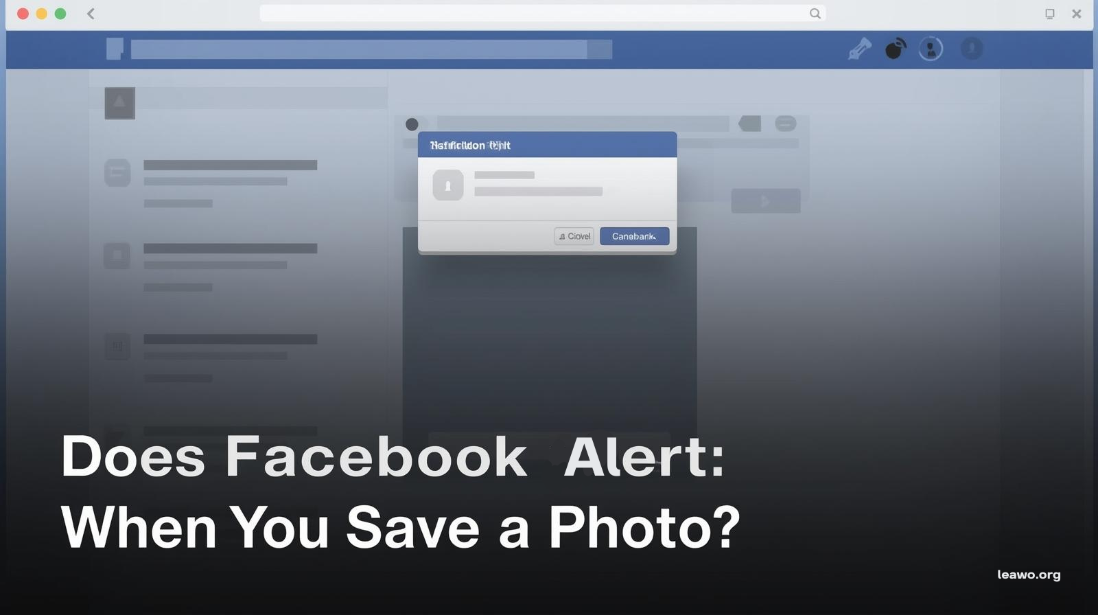 Does Facebook Alert When You Save a Photo? Explained